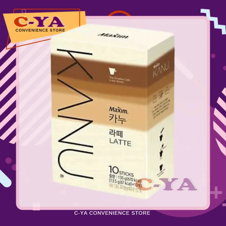 [Dongsuh] Maxim Kanu Latte 13.5gx10sticks (135g) | Lazada PH