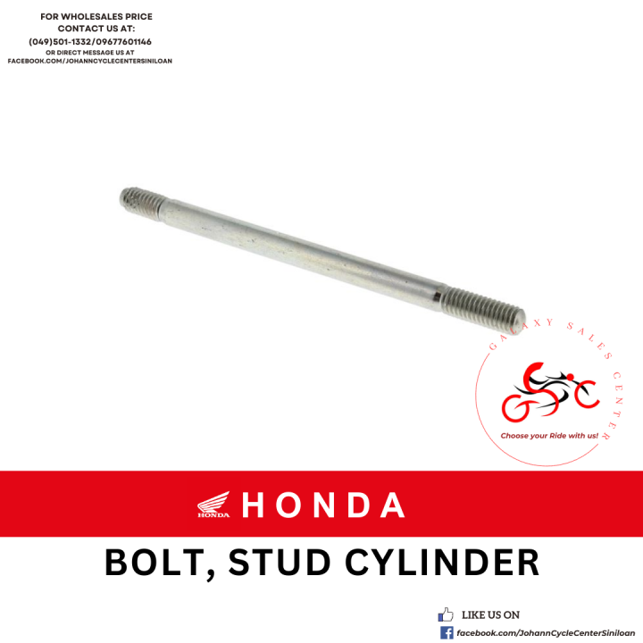 HONDA BOLT, STUD CYLINDER PART NO. 90031-KWB-600 | Lazada PH