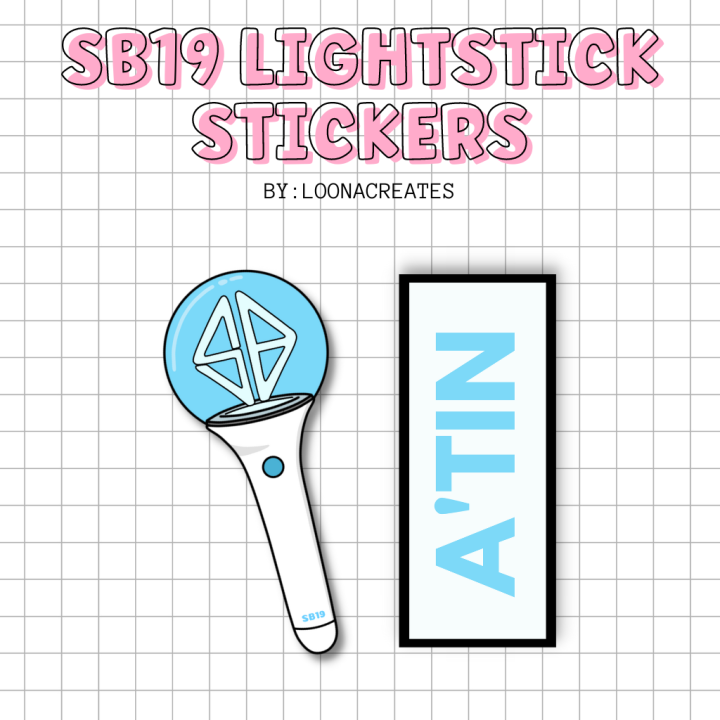SB19 Lightstick Waterproof Sticker | Loona Creates | Lazada PH