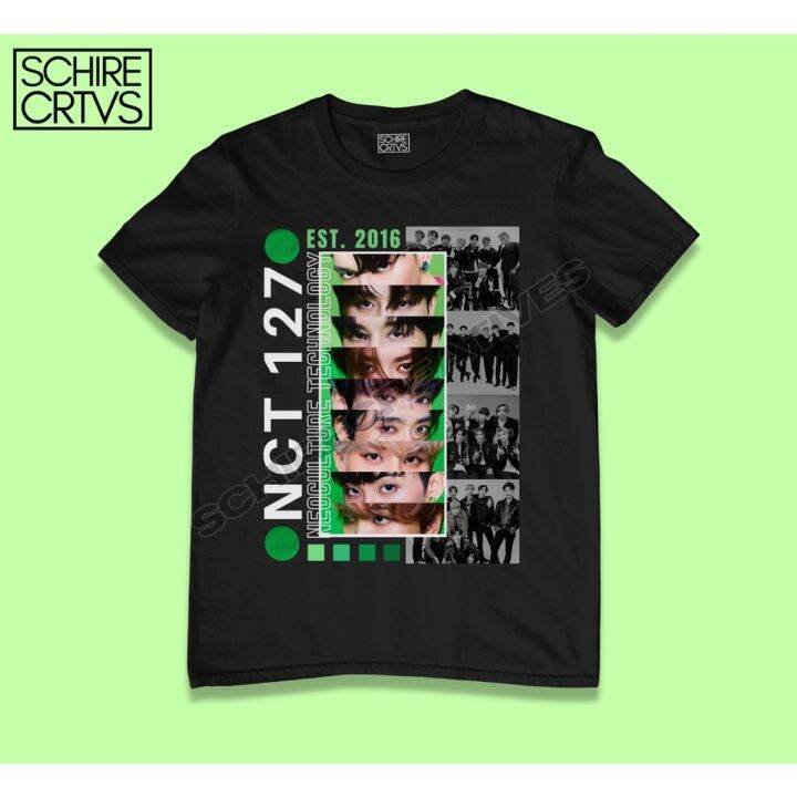 เสื้อยืดแฟชั่น NCT 127 Kpop Shirt NCT Sticker Taeil, Johnny, Taeyong ...