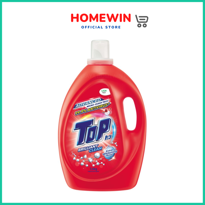 Top Liquid Detergent Brilliant Clean (3.6kg) | Lazada