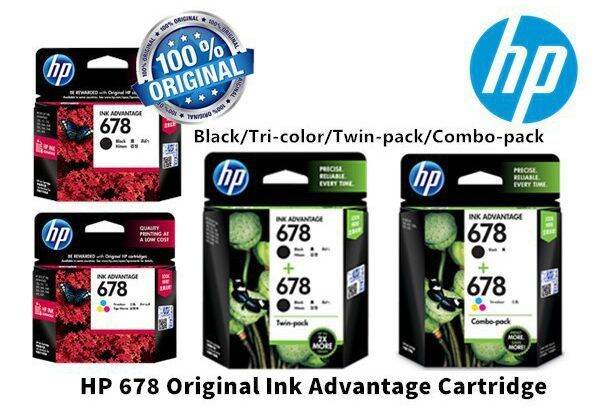Hp 678 Original Ink Advantage Cartridges | Lazada