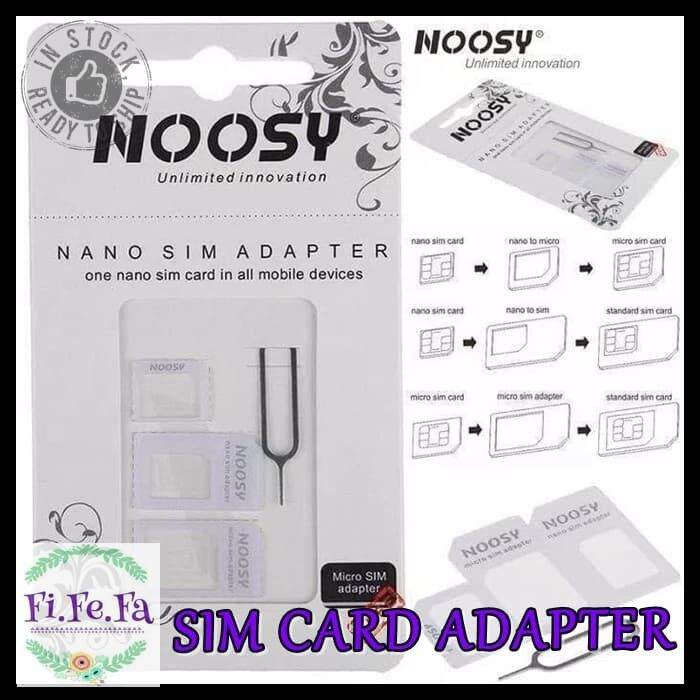 Sim card nano adaptor noosy | Lazada Indonesia