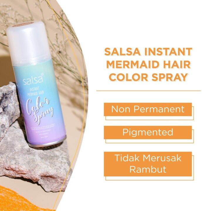 SALSA Instant Mermaid Hair Color Spray - Semir Rambut Temporary ...