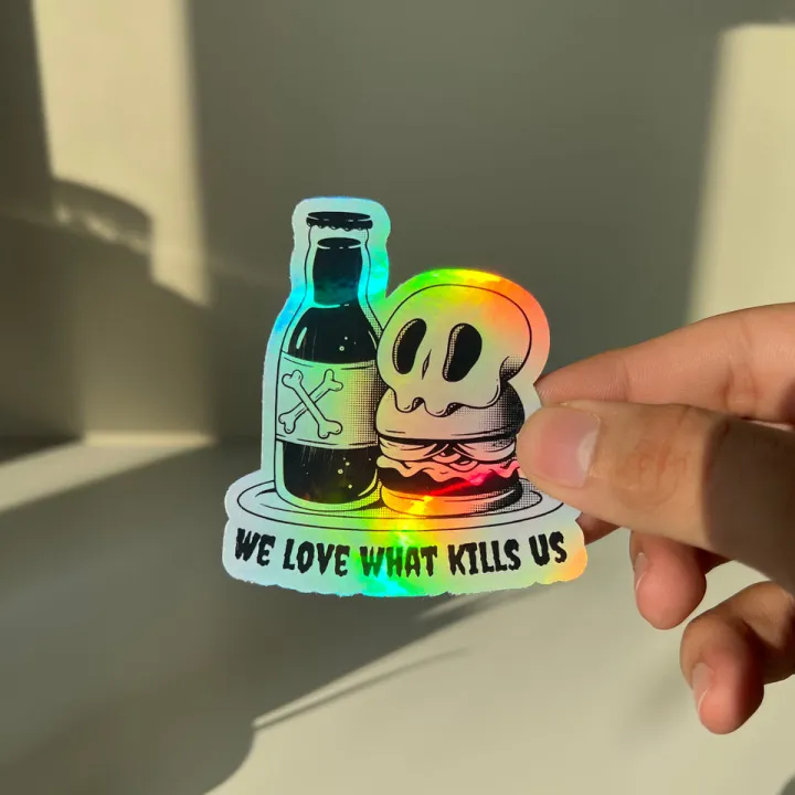 What Kills Us Skull Waterproof Solo Sticker | Lazada PH