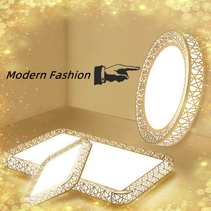 Tat Ming Three-color lights Bird's Nest LED ceiling lights living room ...