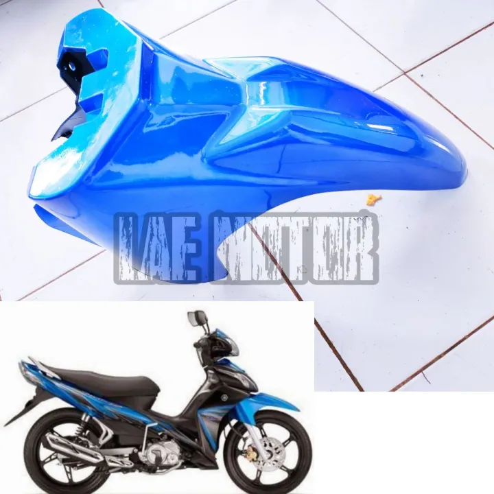 spakbor depan Yamaha Jupiter z new balok robot warna biru | Lazada ...