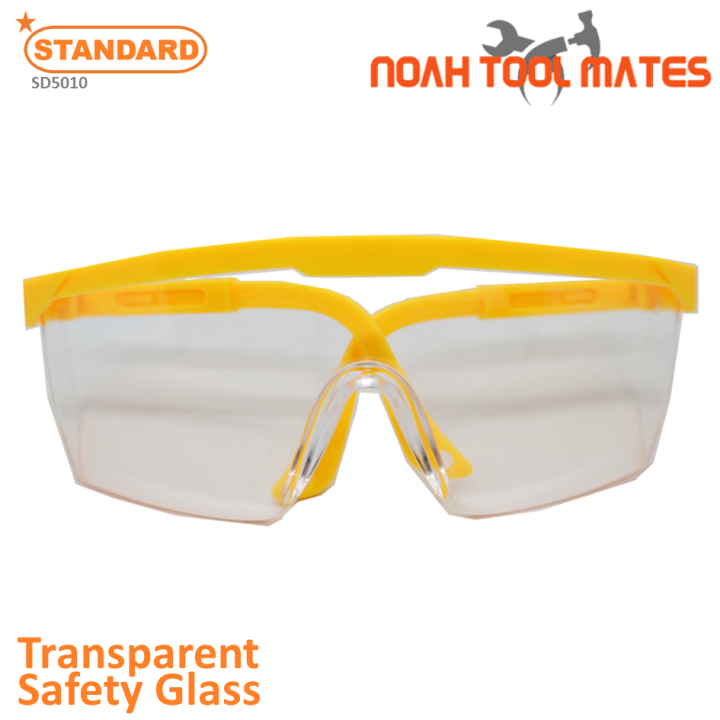STANDARD Transparent Full View Safety Goggle Impact Resistant Safety ...