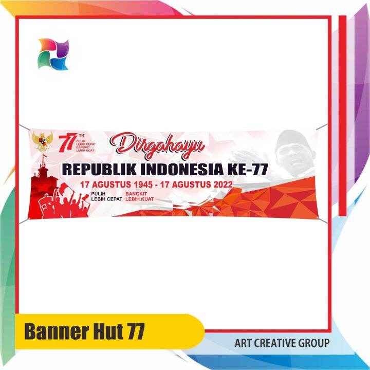 spanduk ri ukuran (3x1 meter) free design spanduk kemerdekaan 17 ...