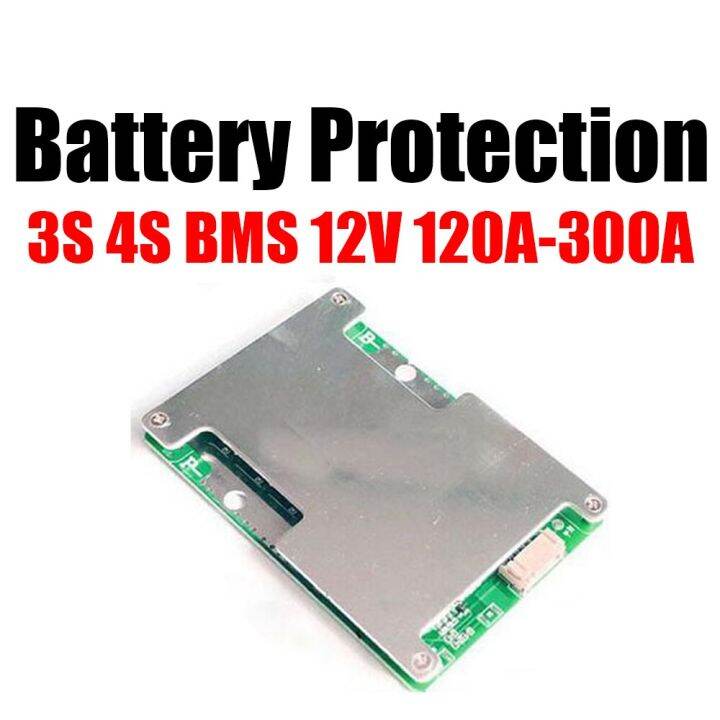 3S 4S 12V 150A 120A 230A 300A BMS Lifepo4 Li-Ion ปรับสมดุลแผ่นป้องกันแบตเตอรี่ลิเธียมสำหรับอิน ...