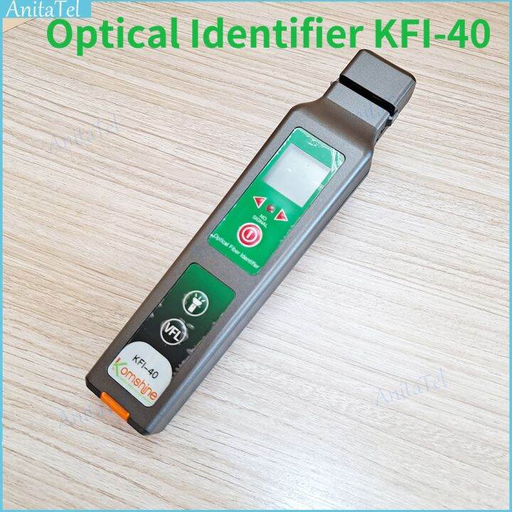 New KFI-40 Live Fiber Optical Identifier With LED Display VFL 10MW Identifying Direction Fiber ...