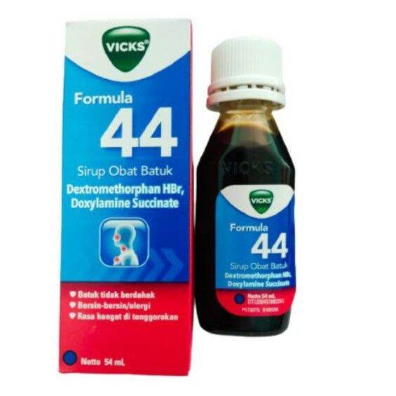 VICKS FORMULA 44 SIRUP DEWASA 54 ML | Lazada Indonesia