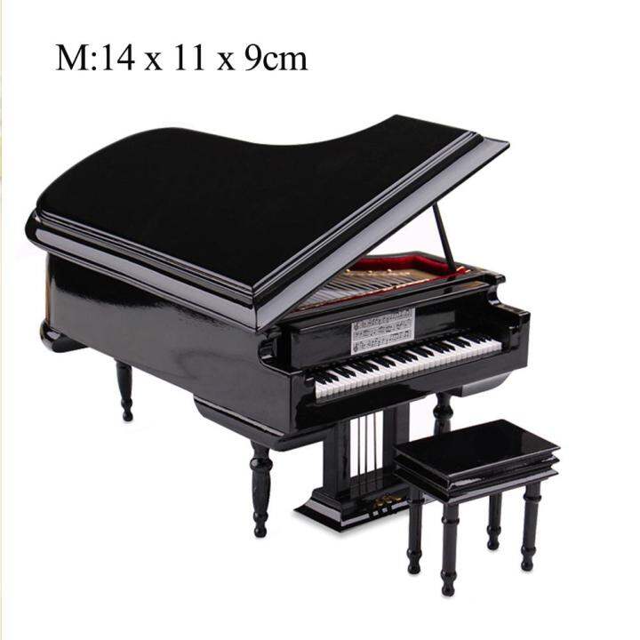 IRIN Miniature Piano Model Mini Piano Musical Instrument Ornaments ...
