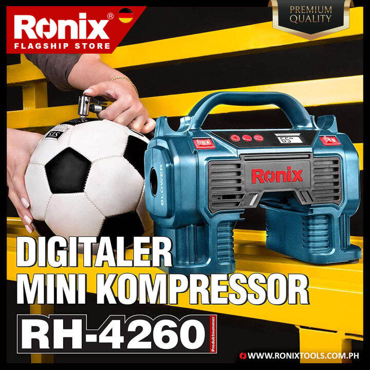 🇩🇪 NEW! Ronix Premium Quality RH-4260 Digital Mini Compressor 12V 60 ...
