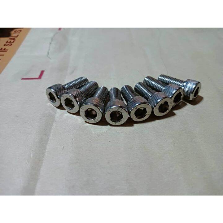 Footrest Bolts Stainless Wave 125 / Xrm 125 / Rs 125 (8pcs) | Lazada PH
