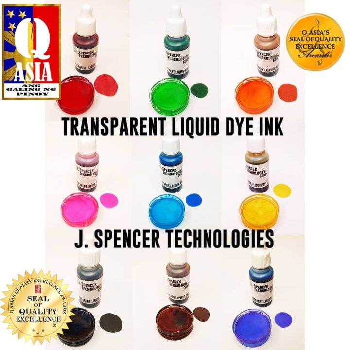 Transparent Alcohol Liquid Dye Ink 15cc. For Resin crafts | Lazada PH