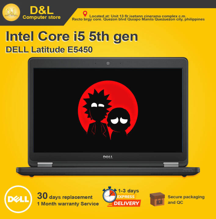 Laptop DELL Latitude E5450 Intel Core i5 5th gen | 8GB RAM | 120GB SSD〖REFURBISHED〗 | Lazada PH