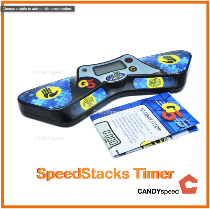 SpeedStacks Timer G5 ที่จับเวลา รูบิค | By CANDYspeed | Lazada.co.th
