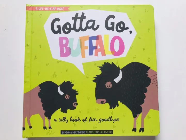 Gotta go buffalo English paperboard flip book | Lazada PH