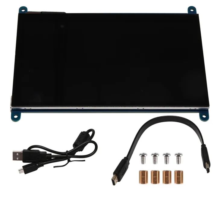 7 Inch Full View LCD IPS Press Screen 1024X600 HD HDMI Display Monitor ...