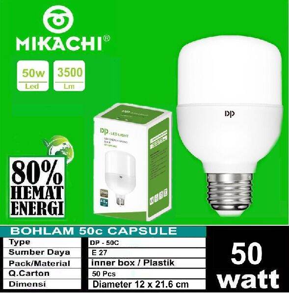 Lampu bohlam kapsul 50watt SUPER TERANG | Lazada Indonesia