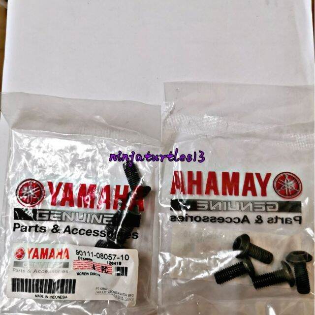 YAMAHA SCREW DISC SKRU DISC FR/RR | Lazada