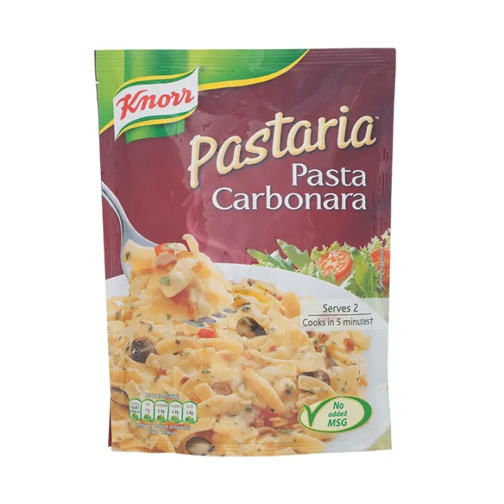 Knorr Pastaria Pasta Carbonara 155g. ราคาโปรโมชั่น | Lazada.co.th