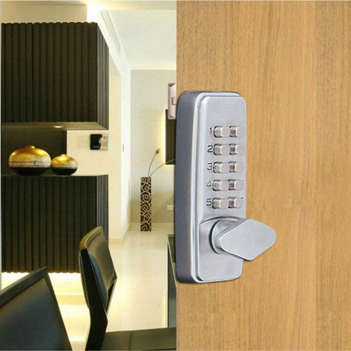 LazaraHome Entry Gate Push Button Mechanical Digital Combination Code Door Lock Keypad | Lazada PH