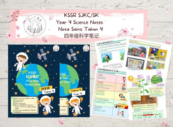 [Yumii's] KSSR SJKC/SK Year 4 Science Notes(Colour version) | Nota ...