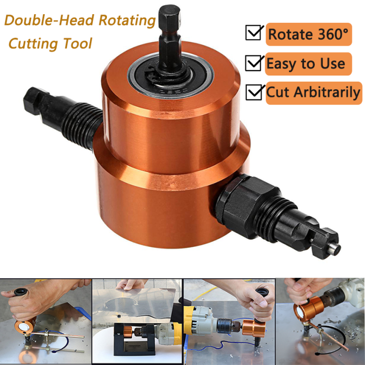 Double-Headed Sheet Metal Cutting Machine Saw Tool Electric Cutter Save ...