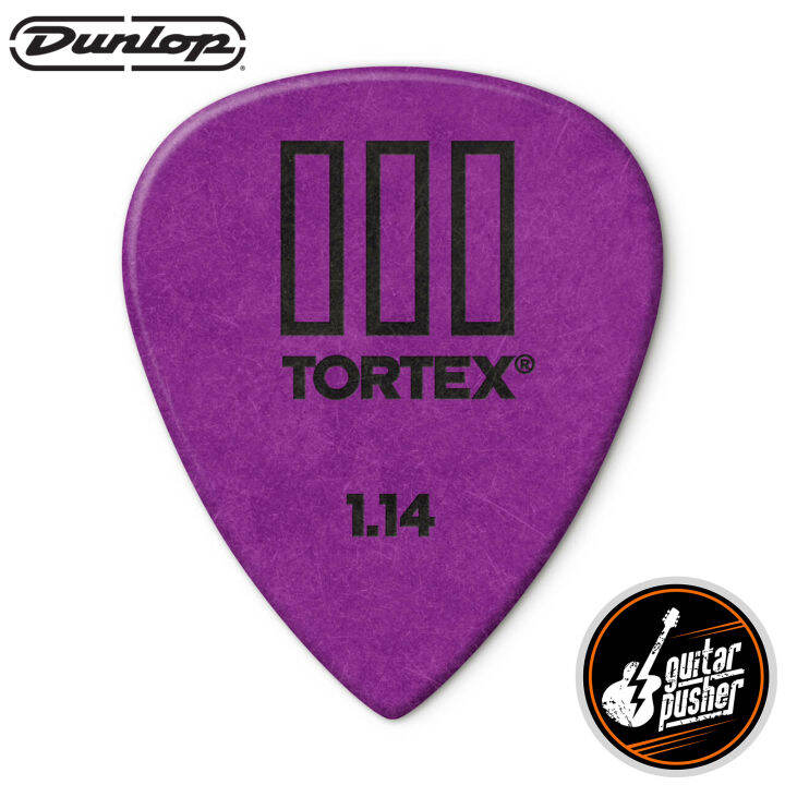 Dunlop Tortex TIII Guitar Pick 462R - 1.14mm Purple (1 pc, 6 pcs ...