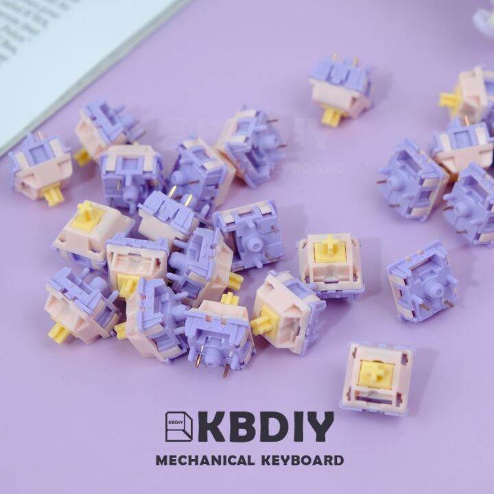 Elmer9 MMD Princess Switch Tactile Linear 5 Pin HIFI Keyboards Switches ...