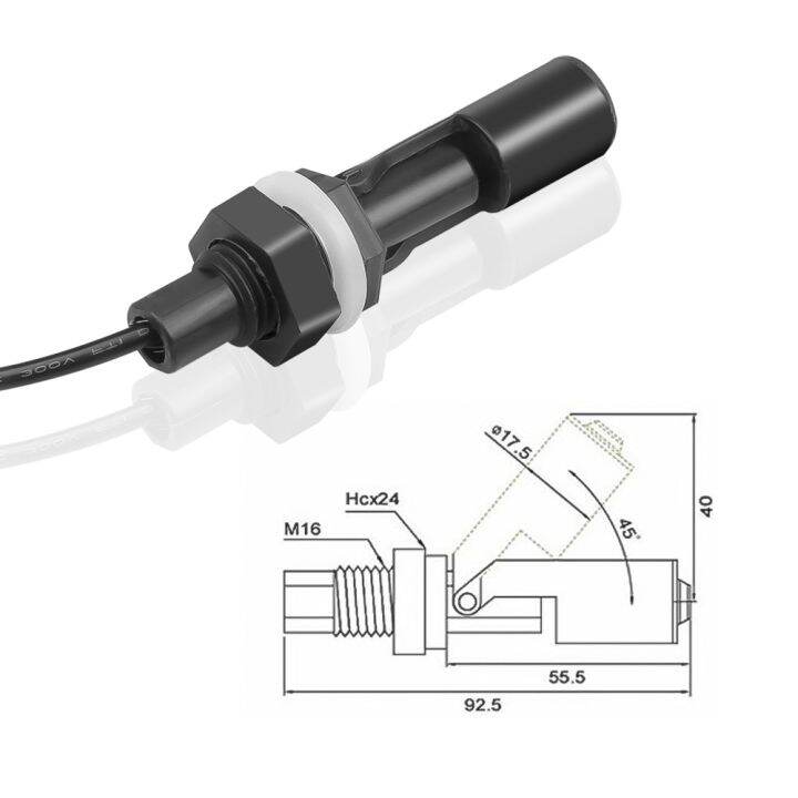 Horizontal Float Sensor Switch Liquid Water Level Sensor Controller ...
