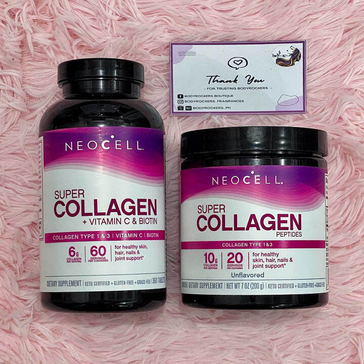 NEOCELL, Super Collagen +Vitamin C & Biotin 360 tablets & Neocell Super ...