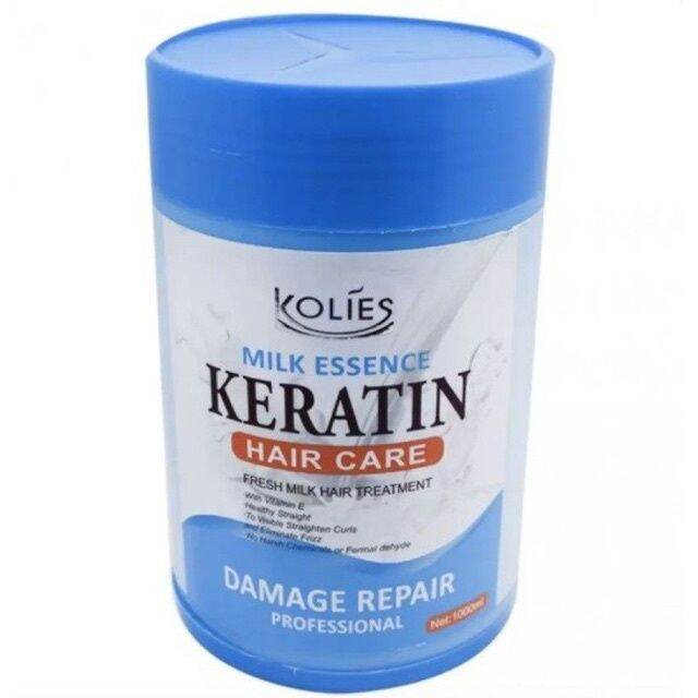 Kolies milk essense keratin hair care damage repair 1000ml | Lazada PH