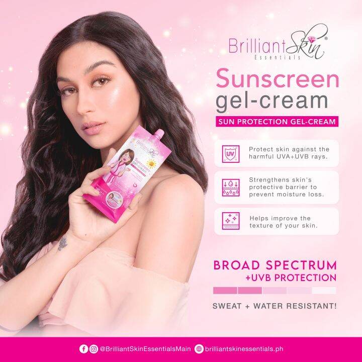 Brilliant Skin Sunscreen Gel Cream 50g | Lazada PH