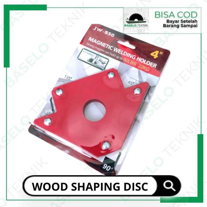 Siku las magnet sudut 90 derajat 4 inch kekuatan 50 LBS 22 kg Materail ...