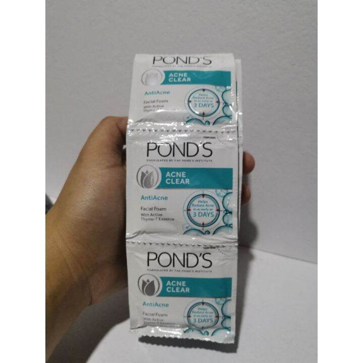 Pond's Sachets 4g (Facial Foam/Scrub/Wash) 6sachets | Lazada PH