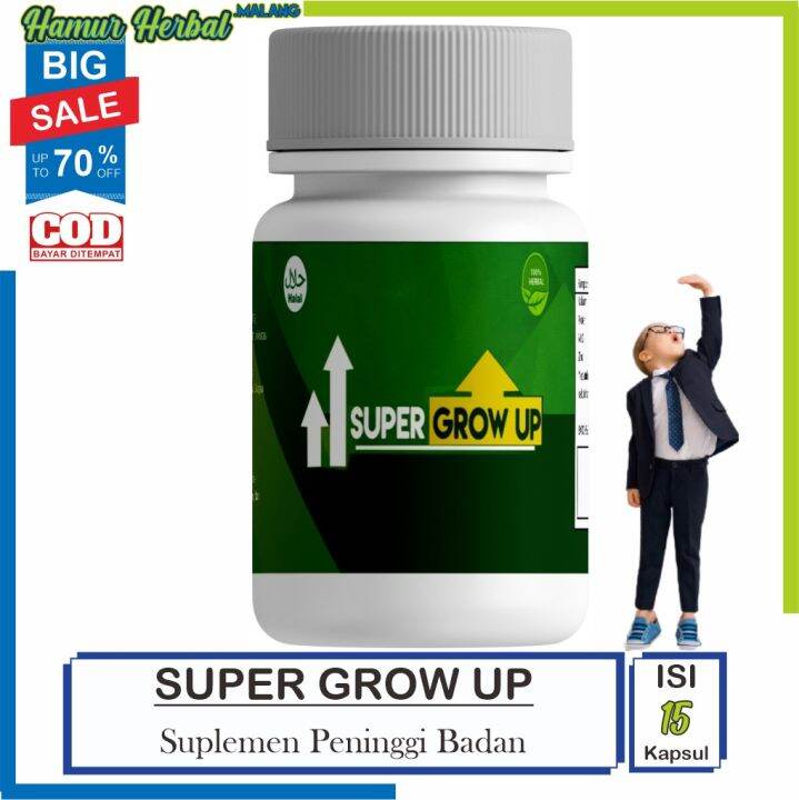 SUPER GROW UP – Peninggi Badan Original Terlaris/ penambah tinggi badan ...