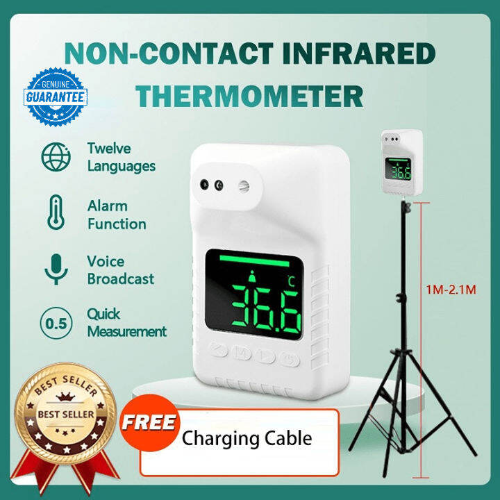 100% Origina K3F/X Wall Mount Thermometer Smart Voice Prompt Automatic ...