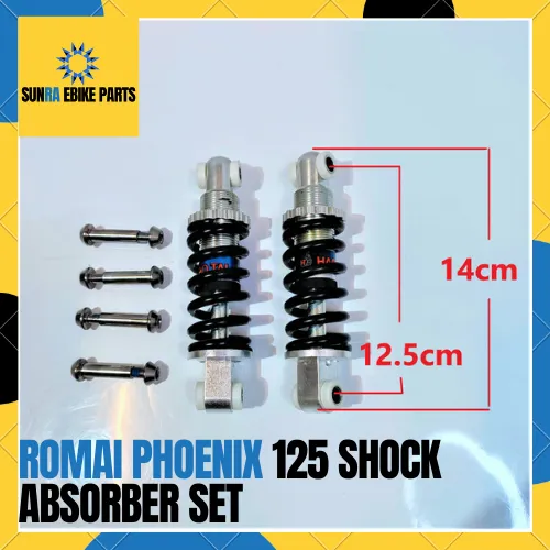 Romai Phoenix 125mm shock absorber set | Lazada PH