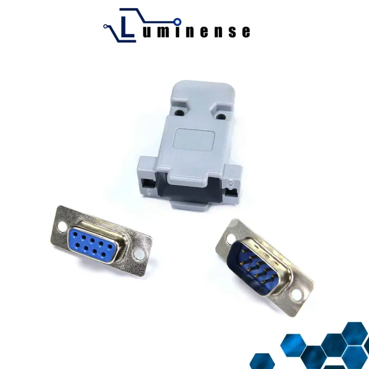 [Luminense] DB9 Connector RS232 Serial Port Connector DB9 Female Male ...