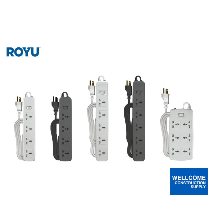 Royu Power Extension Cord One Master Switch | Lazada PH
