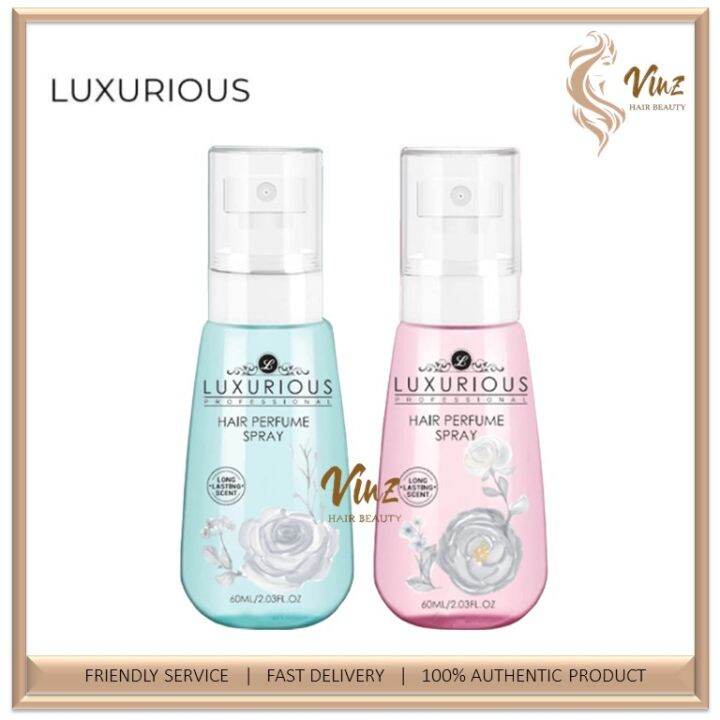 LUXURIOUS Hair Perfume Spray Mist Pink / Blue - 60ml (Long Lasting ...
