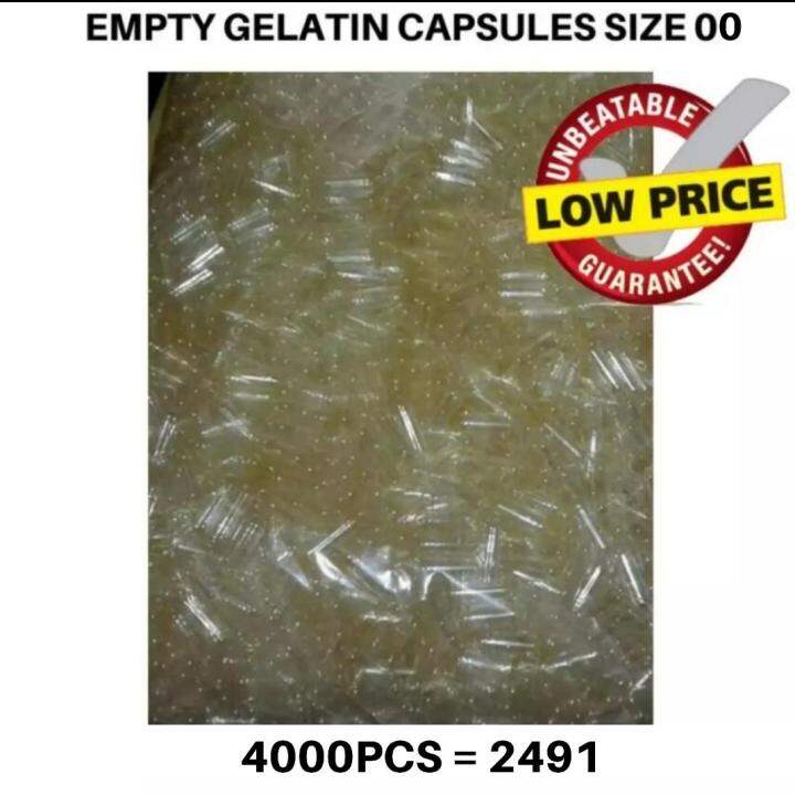 Empty Gelatin Capsules Size 00 4000PCS. | Lazada PH