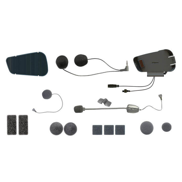 CARDO motorcycle helmet headset with cable and gooseneck microphone ...