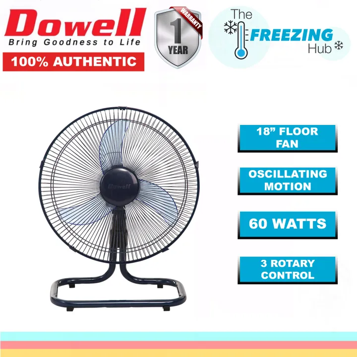 Dowell 18" Colored Industrial Fan Banana Blade E0018KR BLUE | Lazada PH