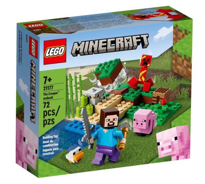 LEGO® Minecraft 21177 The Creeper™ Ambush - เลโก้ใหม่ ของแท้ 💯% กล่อง ...