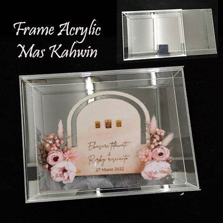 Frame Acrylic Duit Hantaran Kahwin / Frame duit mas kahwin/acrylic ...