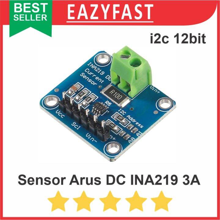 INA219 Current Sensor Arus DC 26V 3A i2c 12bit ADC | Lazada Indonesia